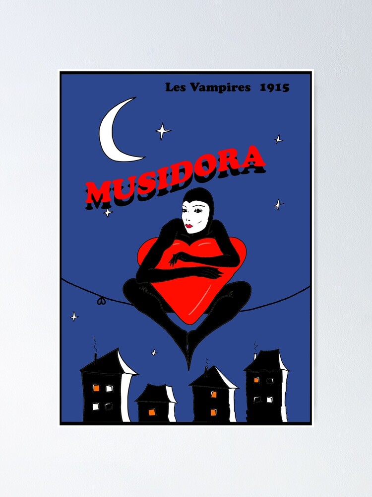 "Musidora as Irma Vep" Poster by CodexDracula | Redbubble