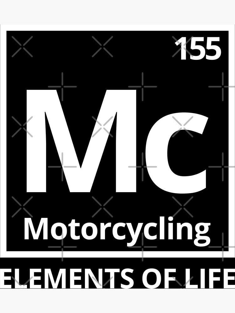 "Elements of life: 155 Motorcycling Periodic Table of Motorcycles ...