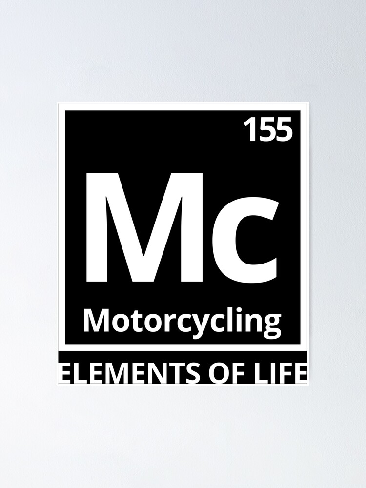 "Elements of life: 155 Motorcycling Periodic Table of Motorcycles ...