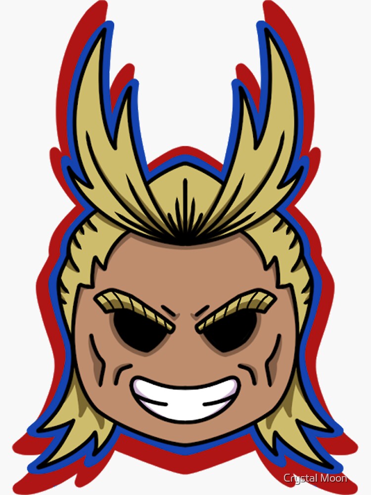 "All Might " Sticker by thegeekygirl18 | Redbubble