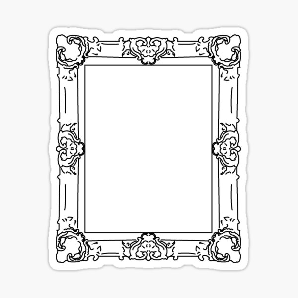 Picture Frame Stickers | Redbubble
