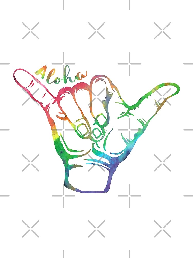 "Shaka sign, hang loose" by Rosaliartbook | Redbubble
