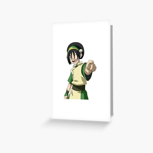 "Toph Beifong Point and Laugh Avatar" Greeting Card by blueeyes374 ...