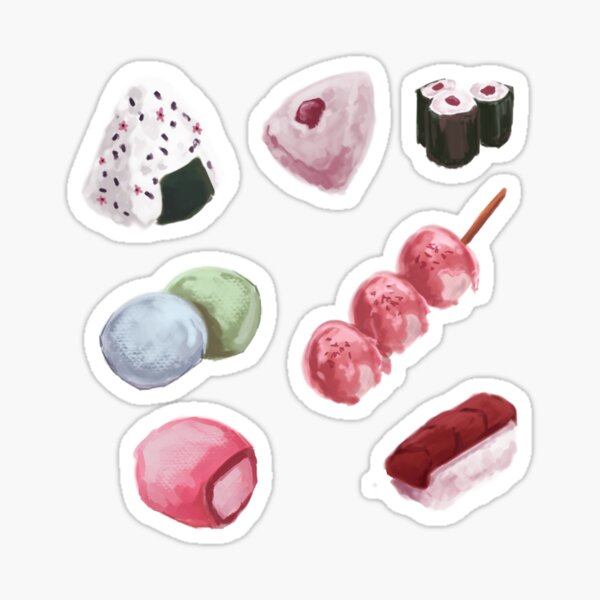 "japanese snack sticker pack" Sticker by nashazie | Redbubble