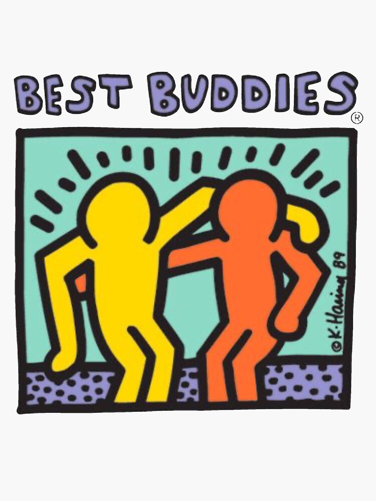 "Best Buddies Logo" Sticker for Sale by miacohen | Redbubble
