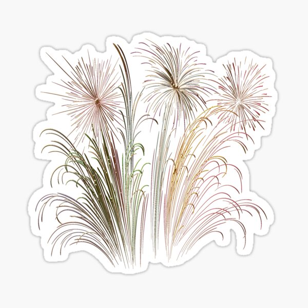 "Feuerwerk" Sticker for Sale by harietteh | Redbubble