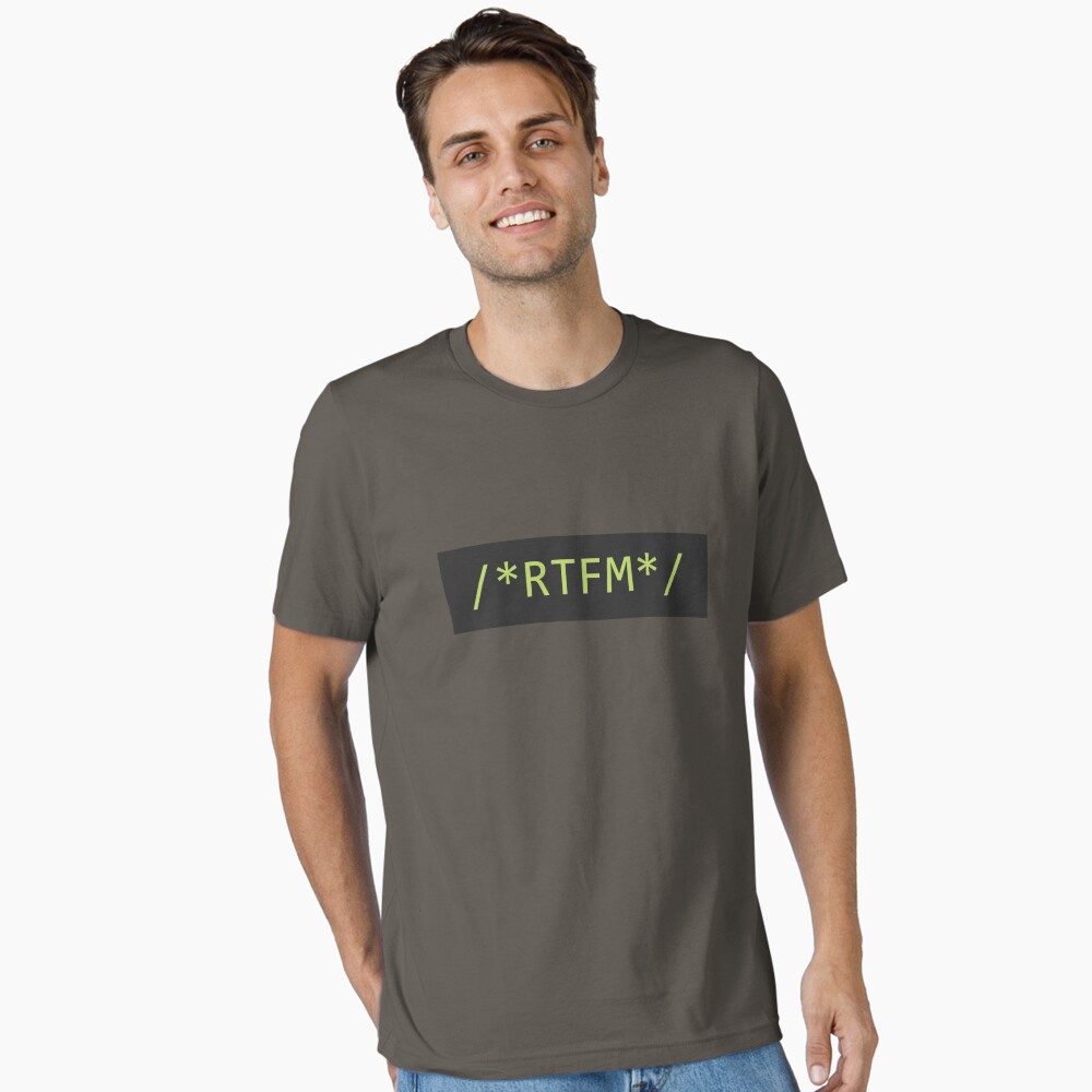 "RTFM" Sticker for Sale by jjammess | Redbubble