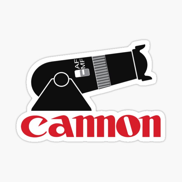 "Cannon" Sticker for Sale by BGWdesigns | Redbubble