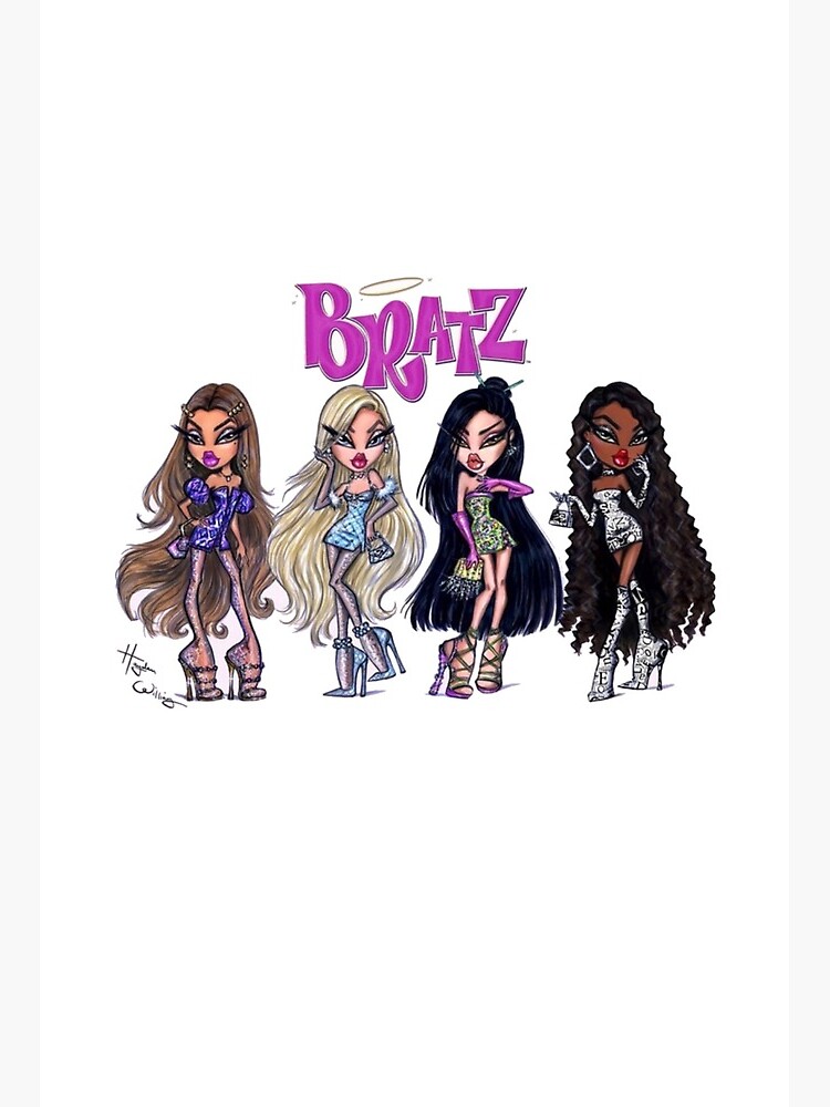 "Bratz Dolls Logo" Art Board Print for Sale by danibr0wn | Redbubble