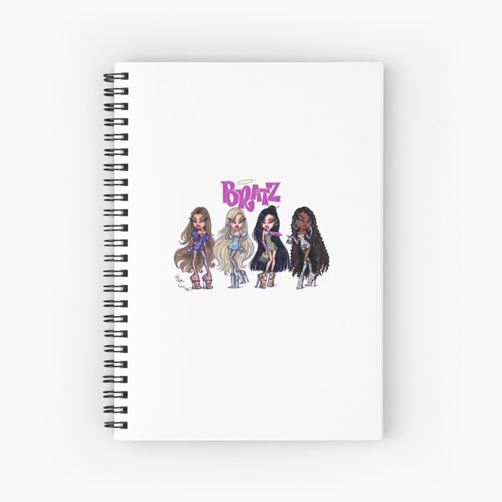 "Bratz Dolls Logo" Spiral Notebook by danibr0wn | Redbubble