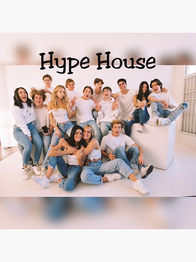 "Hype House" Sticker for Sale by Hannahbell2020 | Redbubble