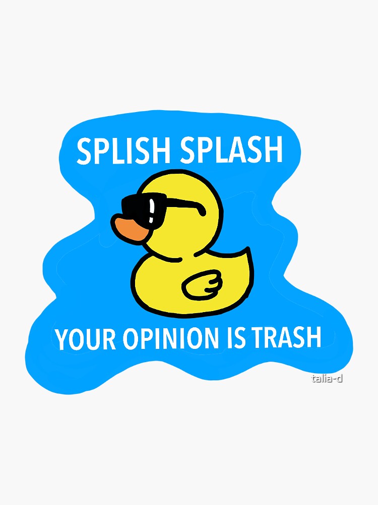 "Duck meme" Sticker by talia-d | Redbubble