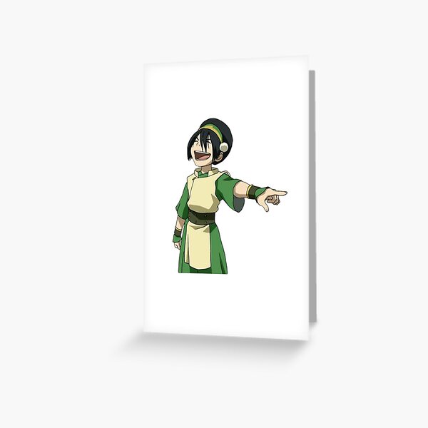 "Toph Beifong Avatar Point" Greeting Card for Sale by blueeyes374 ...