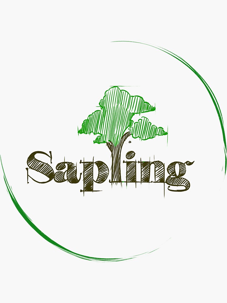 "Sapling Logo" Sticker for Sale by SaplingToronto | Redbubble