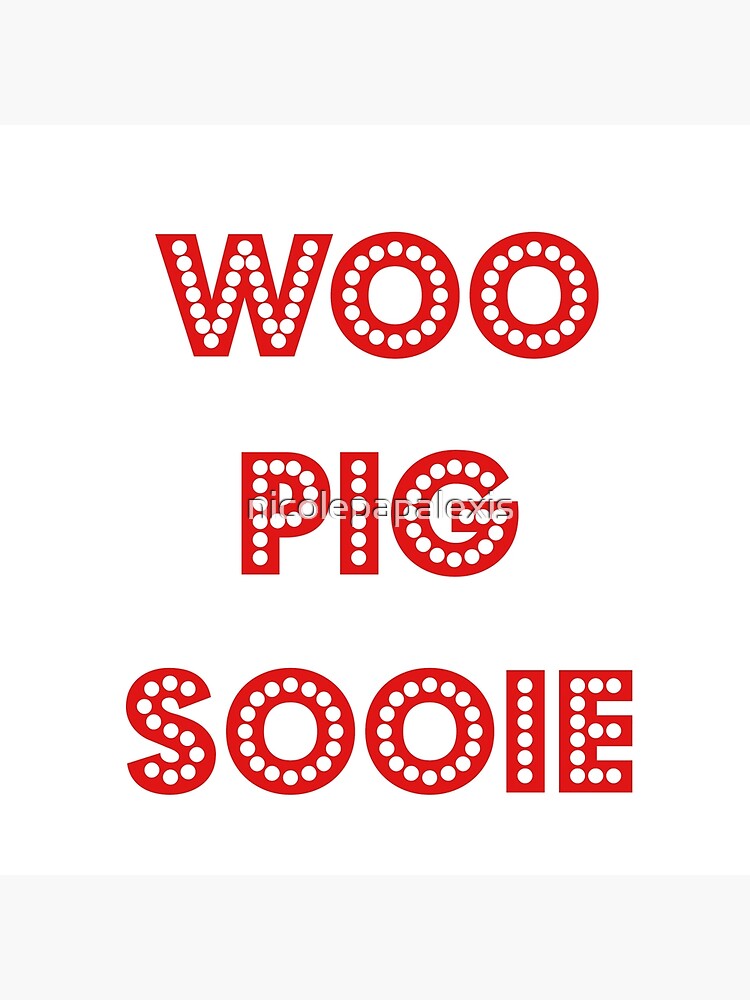 "woo pig sooie light bulb font" Framed Art Print by nicolepapalexis ...