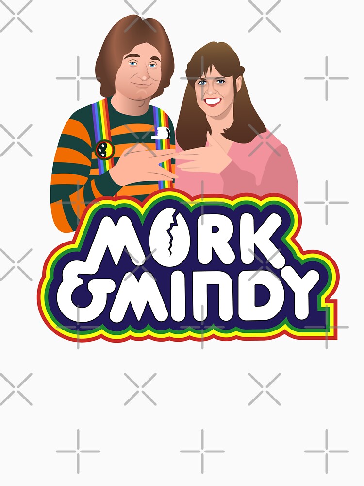 "Mork and Mindy" T-shirt for Sale by sophiapetrillo | Redbubble | mork and mindy t-shirts - mork ...
