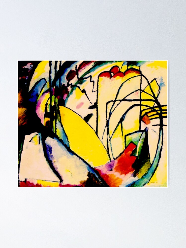 ""Improvisation 10" - Wassily Kandinsky Abstract Art" Poster by ...