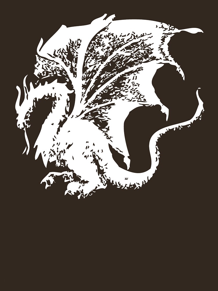 "Dragon Inverted" T-shirt for Sale by ladysekishi | Redbubble | dragon ...