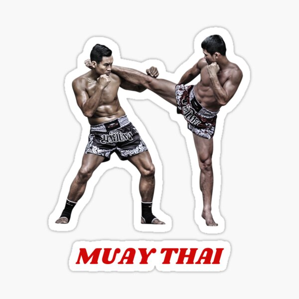 "Muay Thai" Sticker for Sale by benjyafc | Redbubble