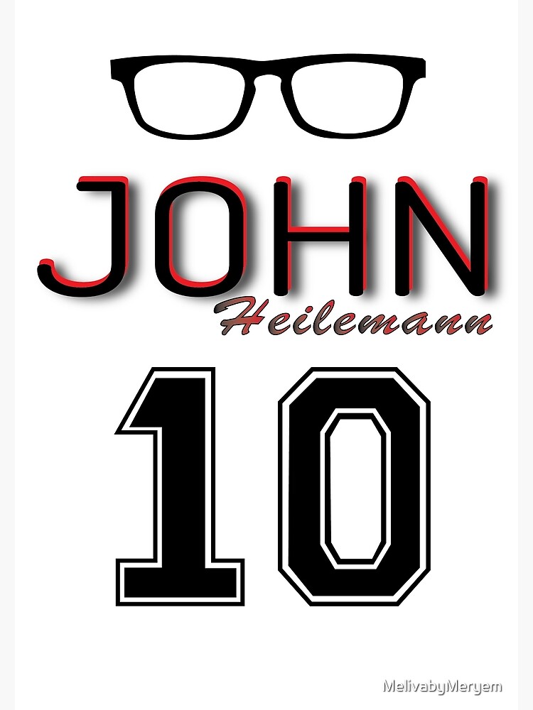 "John Heilemann with john's glasses 10" Art Print by MelivabyMeryem ...