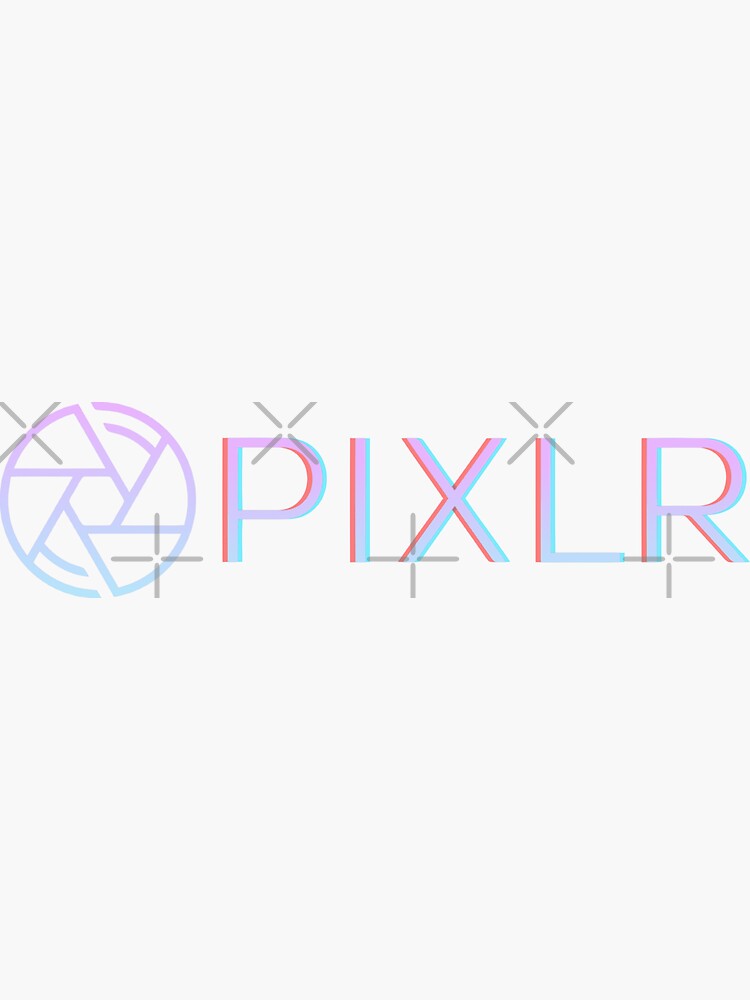 "Pixlr Logo" Sticker by aestheticetc | Redbubble