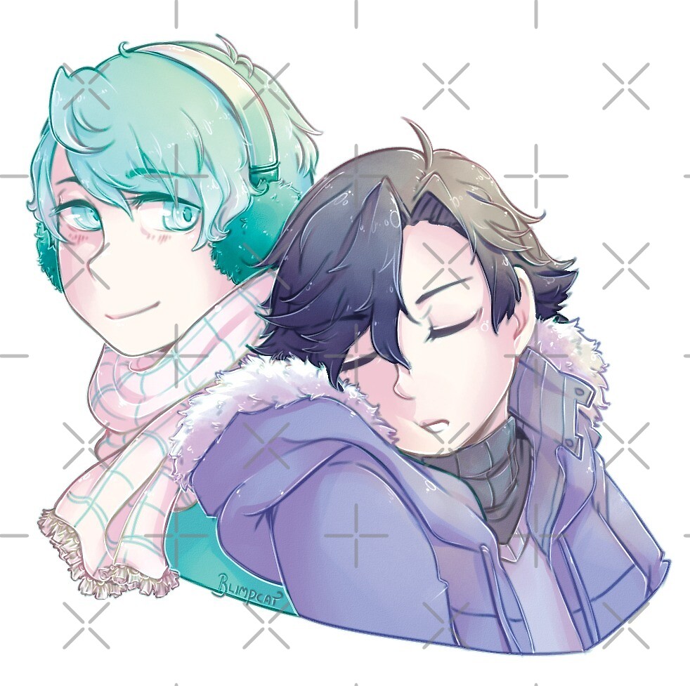 "Mystic Messenger - V & Jumin" by Blimpcat | Redbubble