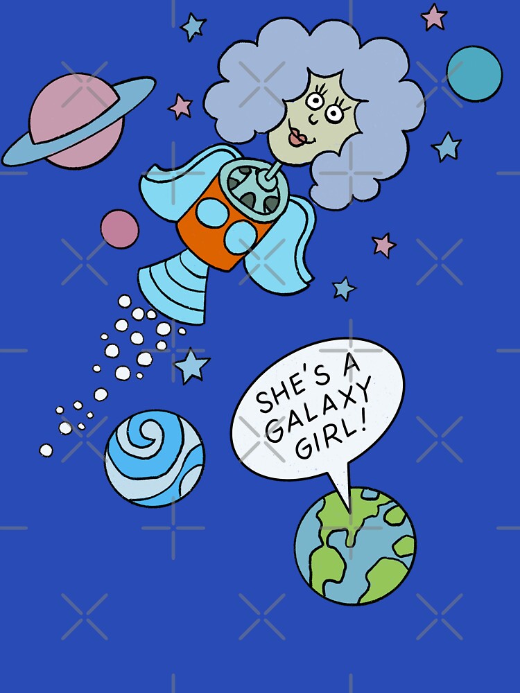 "Interplanet Janet - Galaxy Girl" Essential T-Shirt for Sale by ...