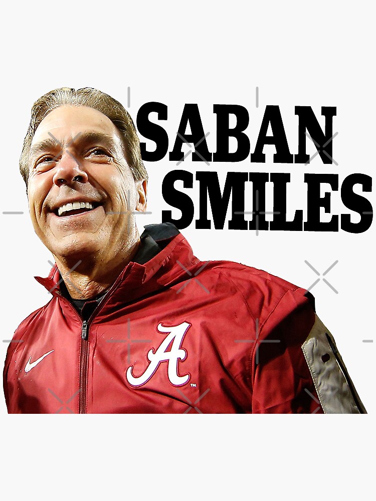 "Saban Smiles Sticker" Sticker by janiepullen | Redbubble
