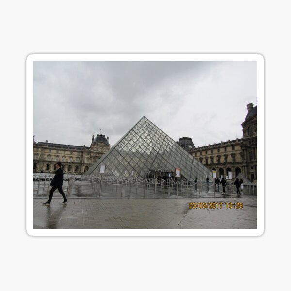 "Louvre Museum photo " Sticker by broadwaygirl142 | Redbubble