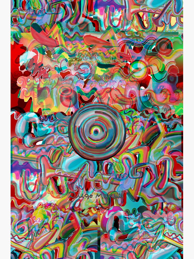 "Graffiti 2020 D and disco" Sticker for Sale by diegomanuel | Redbubble