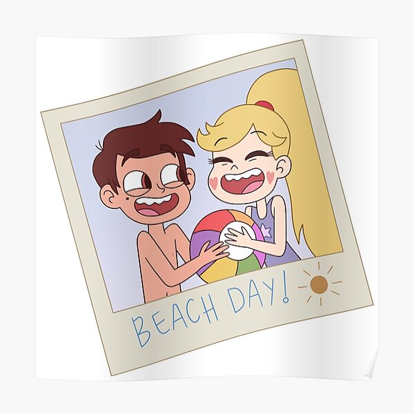 "Starco — Beach Day" Poster for Sale by Lexipan | Redbubble