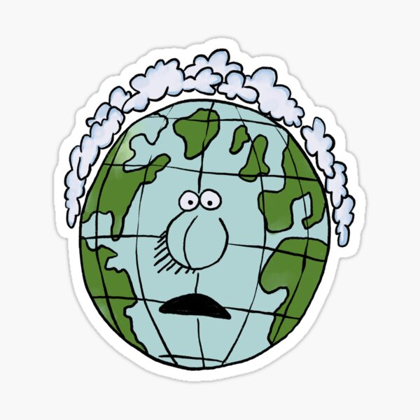 "Earth!" Sticker for Sale by 13thFloorDesign | Redbubble