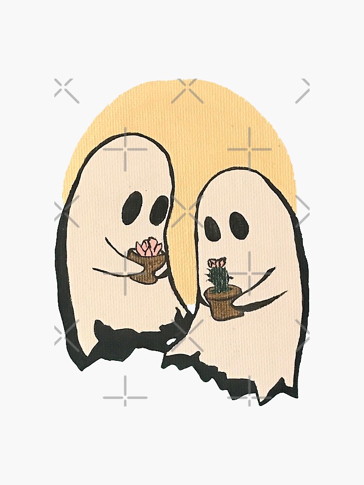 Paper & Party Supplies Stickers purple ghost sticker cute ghost ...