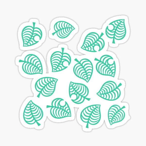 "Leaf pattern " Sticker for Sale by surirealart | Redbubble