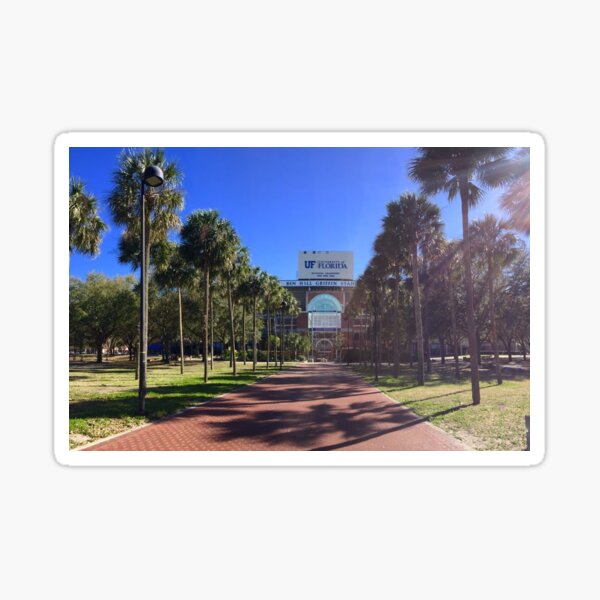 "UF Stadium" Sticker for Sale by rachelreneee | Redbubble