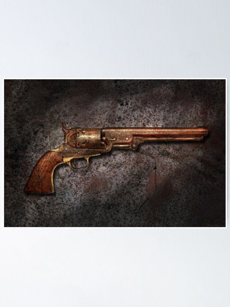 "Gun - Colt Model 1851 - 36 Caliber Revolver" Poster by mikesavad ...