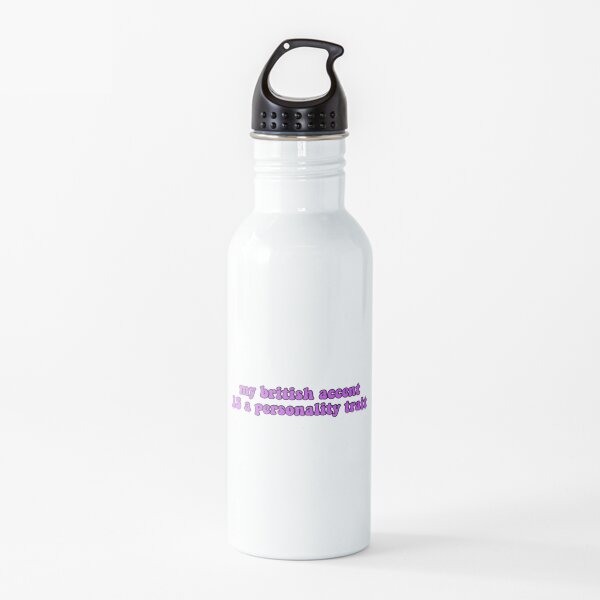 British Meme Water Bottle | Redbubble
