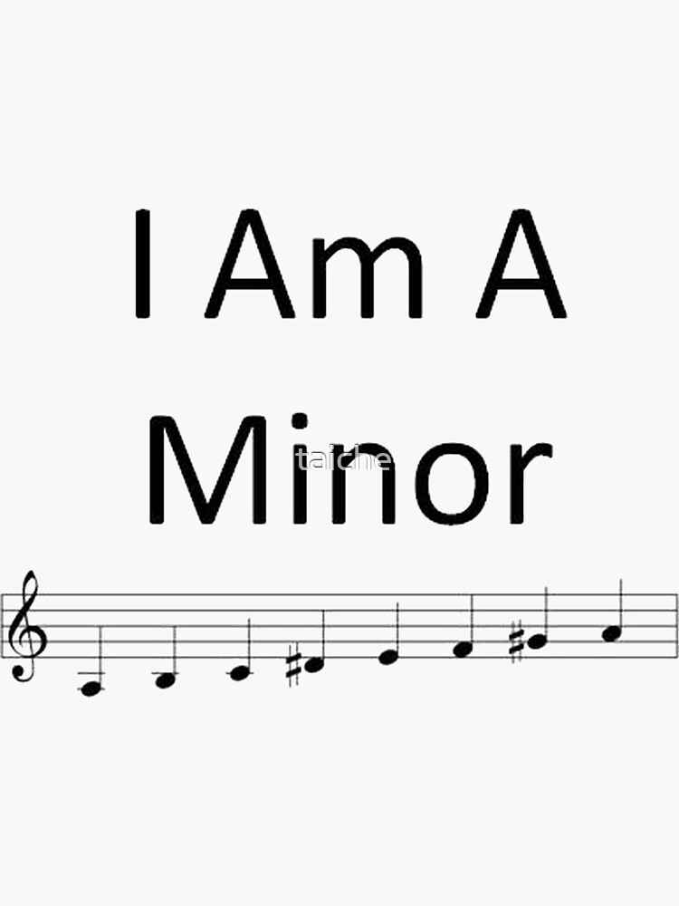 "I Am A Minor" Sticker for Sale by taiche | Redbubble