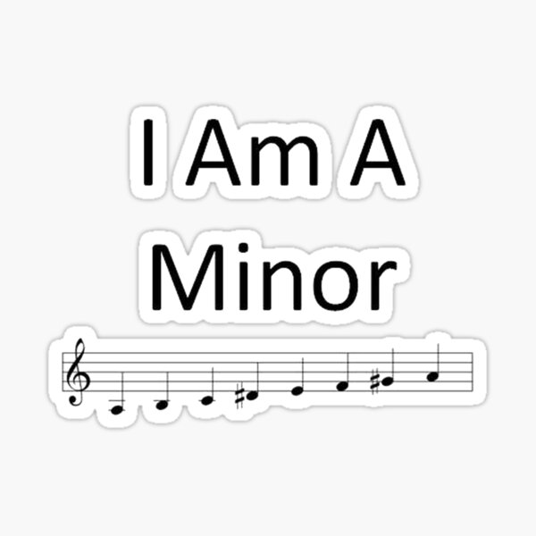 "I Am A Minor" Sticker for Sale by taiche | Redbubble