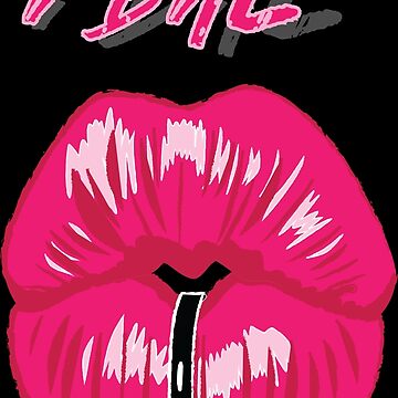 "I bite" Sticker for Sale by Mrsoulball | Redbubble