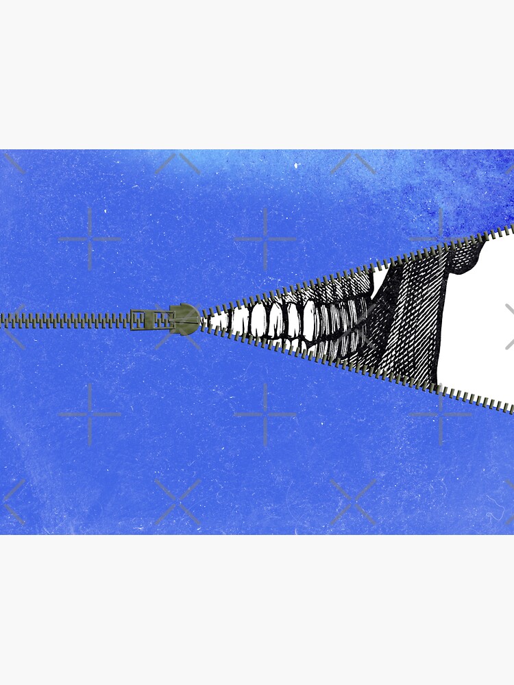 "Zipper Skull Mask" Sticker by guipires | Redbubble