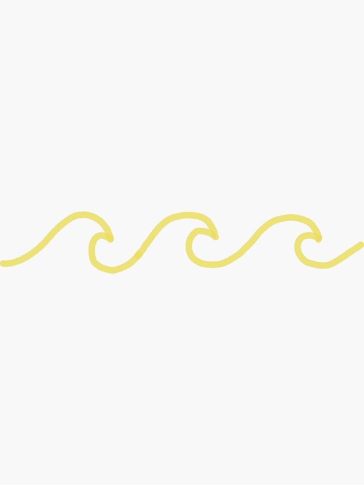 "Waves" Sticker for Sale by AMG0713 | Redbubble