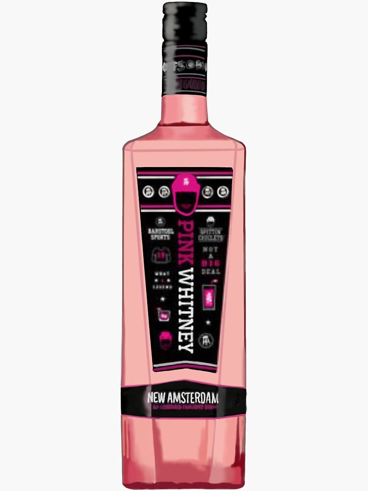 "Pink Whitney Bottle" Sticker for Sale by GentleJay | Redbubble