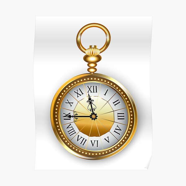 "Steampunk pocket watch" Poster for Sale by Blackmoon9 | Redbubble