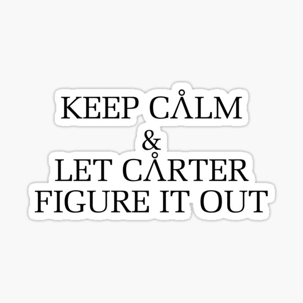 "Keep Calm" Sticker for Sale by Aurormoon | Redbubble