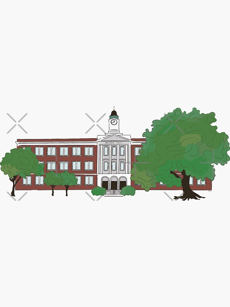 " Nelson Hall" Sticker by mrsakon96 | Redbubble