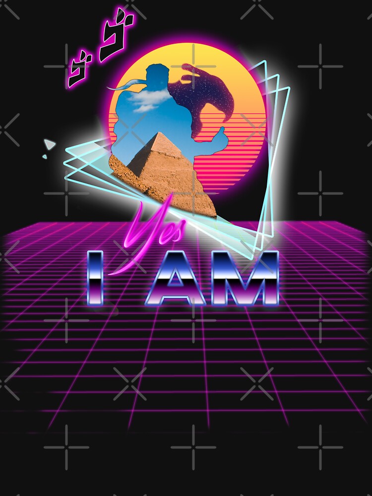 "Funny Aesthetic Retro Vaporwave Synthwave Avdol Yes I Am Meme Quote" T ...