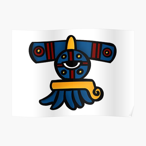 "Quiahuitl" Poster by Omeollin | Redbubble