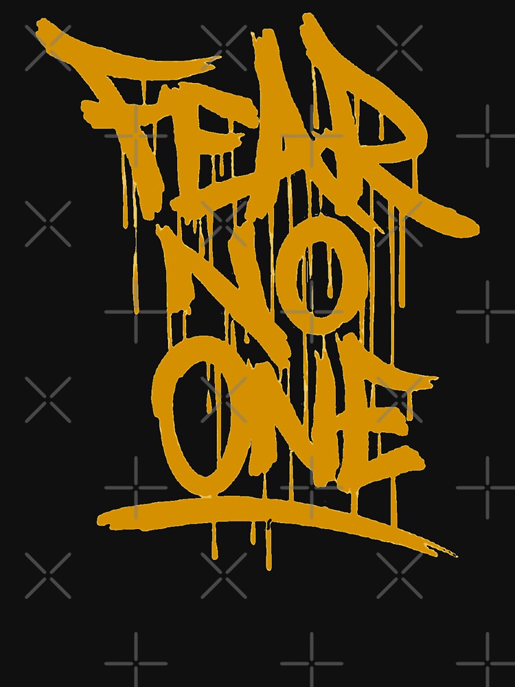 "Fear no one title of calligraphy typography lettering text quotes" T ...