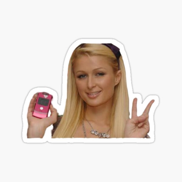 "paris hilton sticker" Sticker for Sale by Van0413 | Redbubble